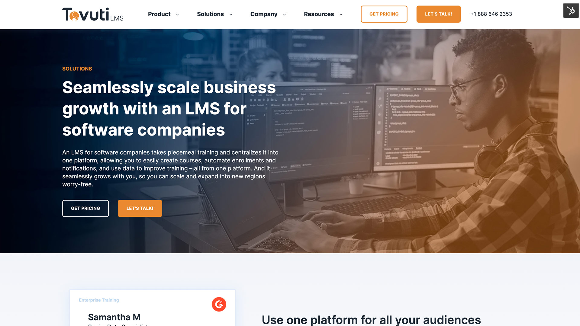 LMS for Software Companies | LMS for Tech Companies | Tovuti LMS